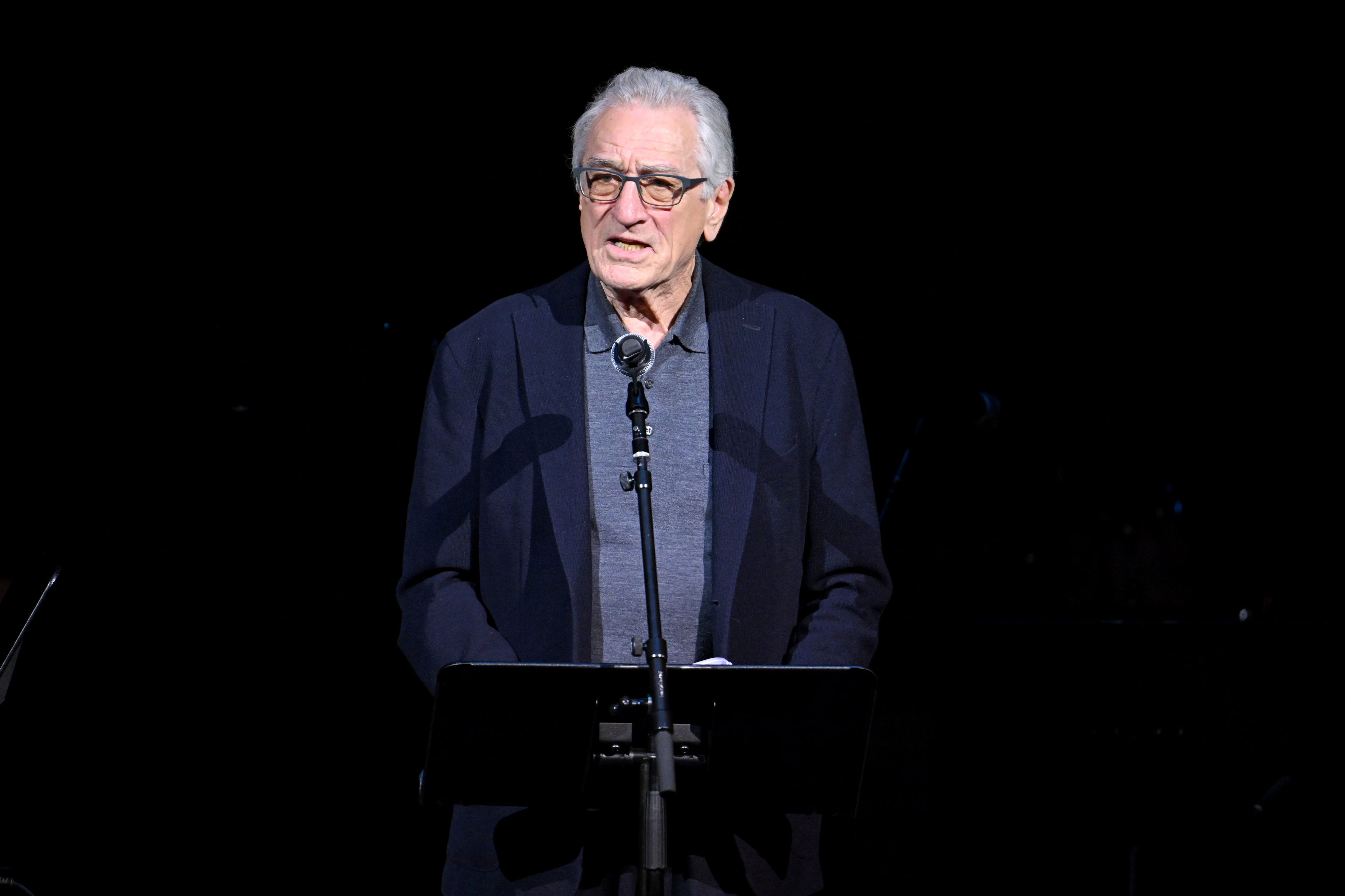Robert De Niro mocks President Trump’s birthday cage fight
