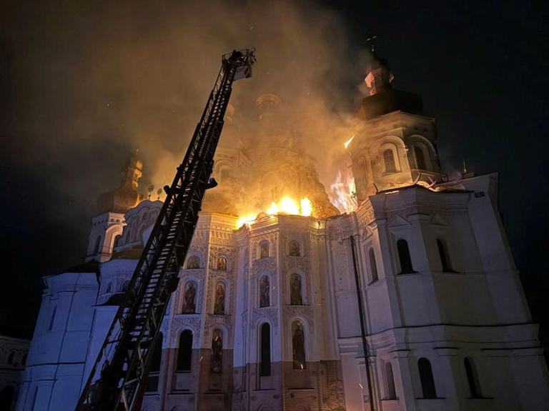 Russia says it did not strike Kyiv monastery, says a US.-made Patriot ...