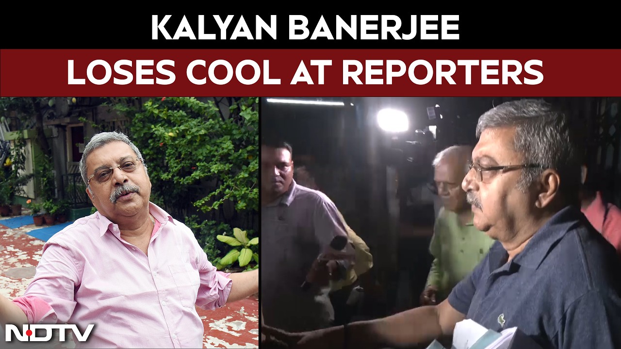 TMC crisis news | Kalyan Banerjee loses cool at reporters outside ...