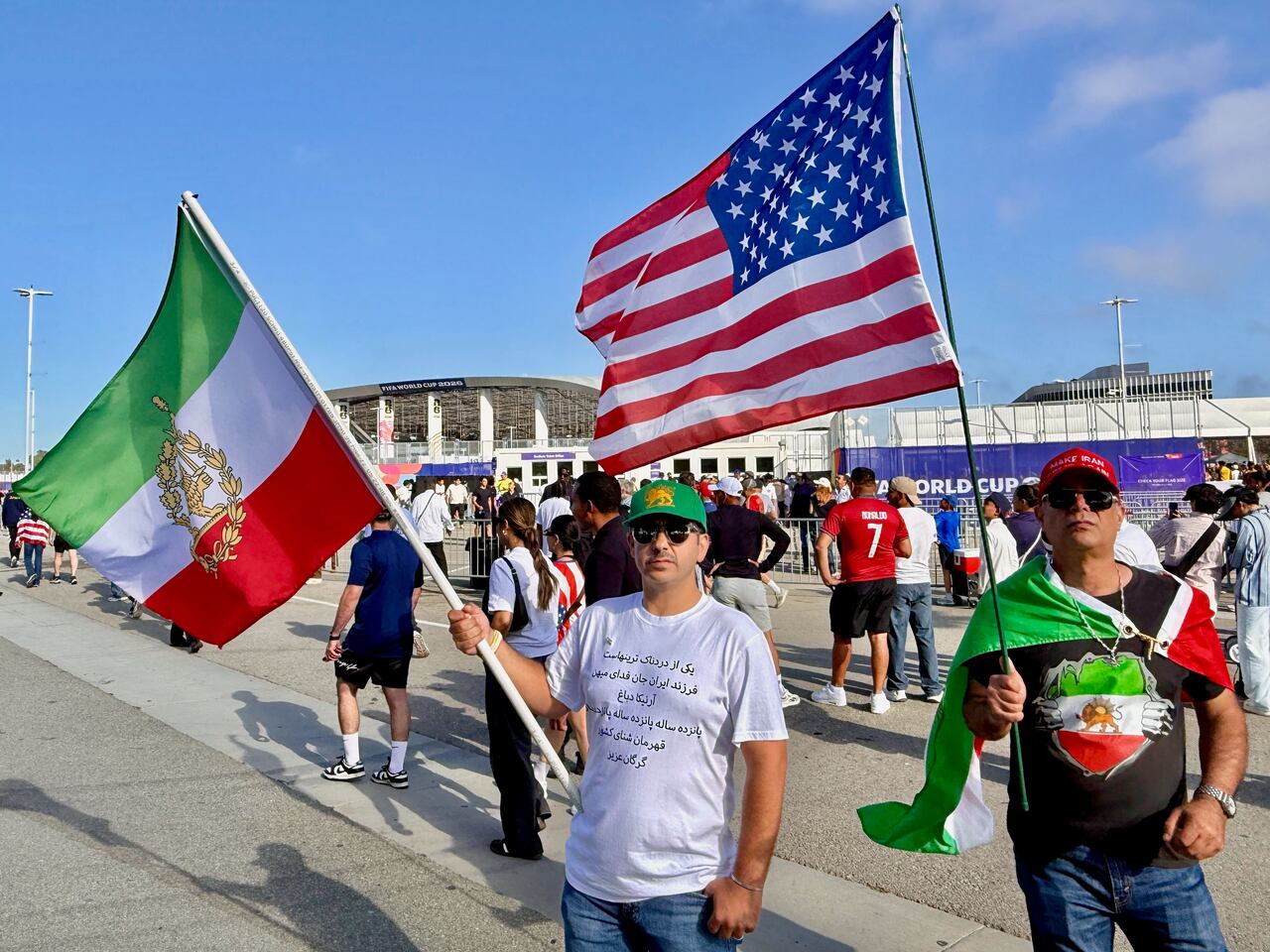 War, sports collide as Iran's World Cup kicks off in Los Angeles