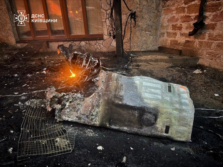 Russian missile and drone attack damages homes across Kyiv region ...