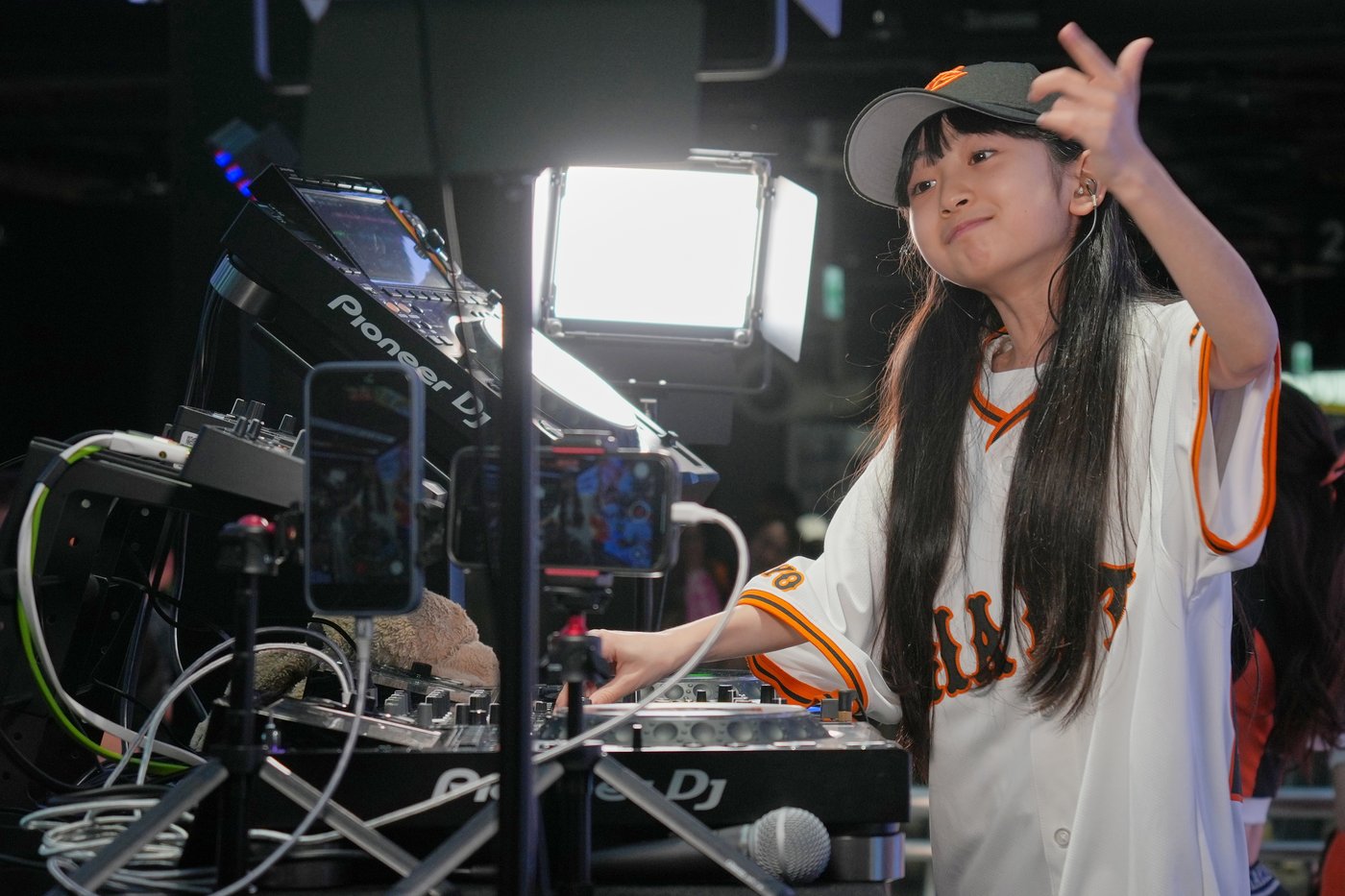 Japan's DJ Rinoka bobs to the beat as a child prodigy techno artist