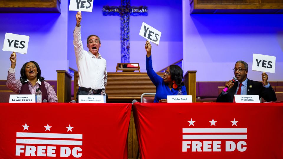 The next mayor of DC will have to navigate its most famous resident ...