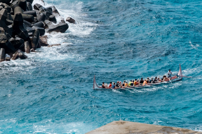 Austronesian boat sets sail on epic voyage from Taiwan to Philippines