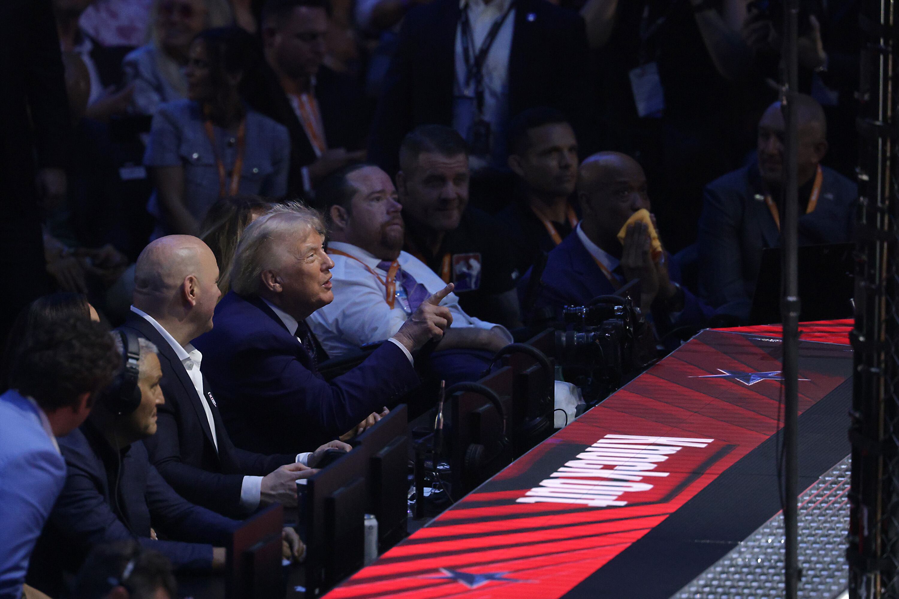 Trump has shock reaction to Michelle Obama UFC insult