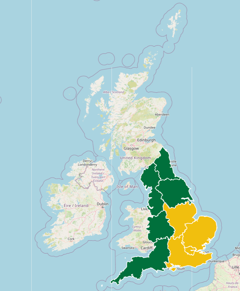 Weather map: Where temperatures could reach 29C this week