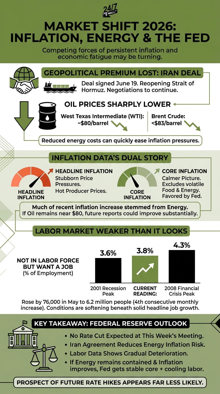 Oil tumbles to $80 on Iran deal. Could Fed rate cuts be back in play?