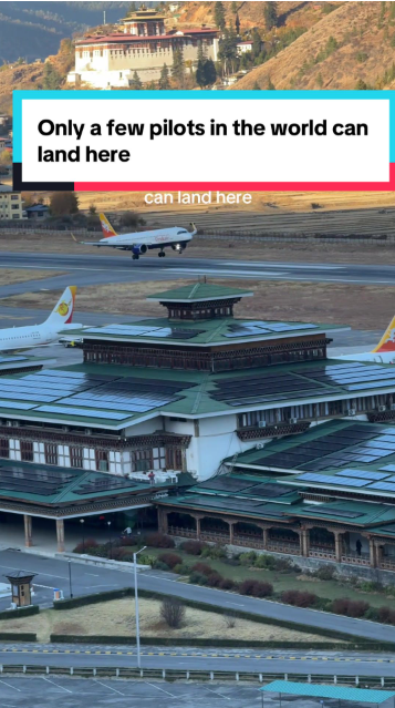 The remarkable approach into Bhutan’s famous mountain airport