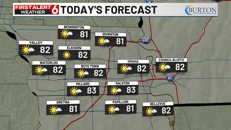 Jaret’s First Alert 6 forecast - Pleasant weather continues before ...