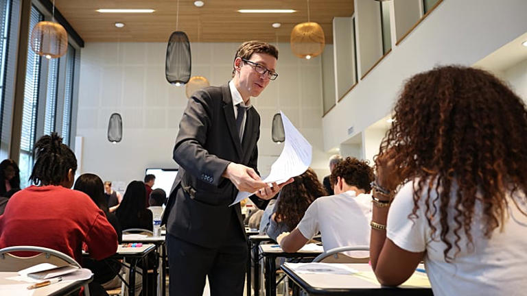 France’s education minister says exams should be held at cooler times ...