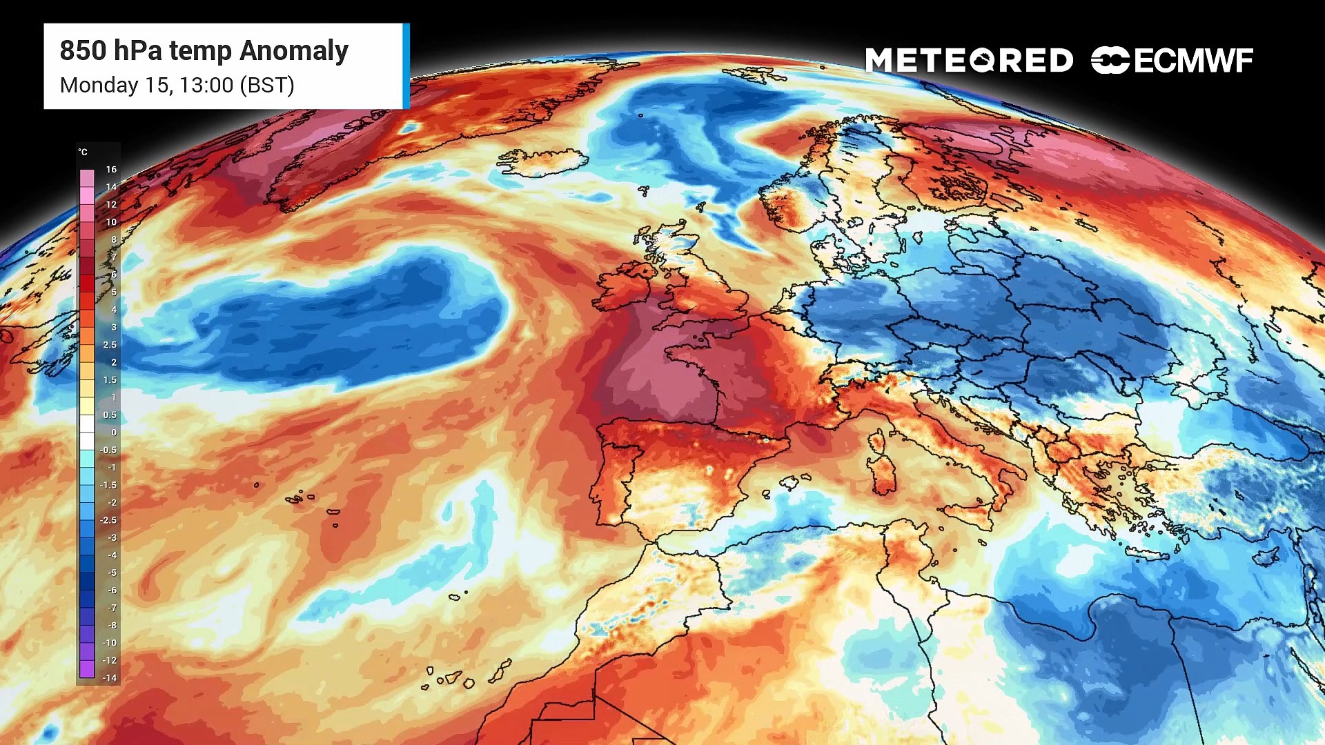 UK weather maps reveal a battleground between European heat and ...
