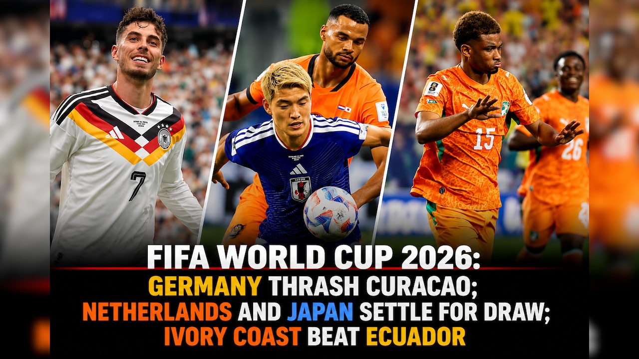 FIFA World Cup 2026: Germany thrash Curacao 7-1; Netherlands-Japan ends ...