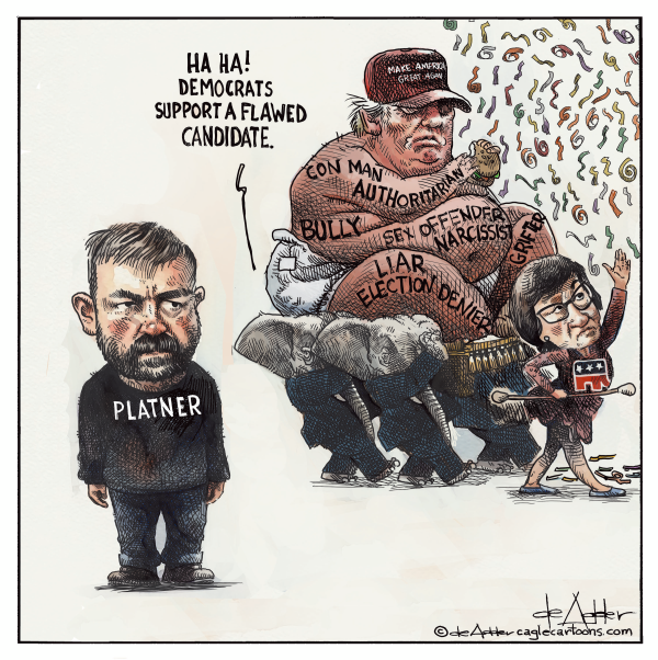 The latest political cartoons from Michael de Adder