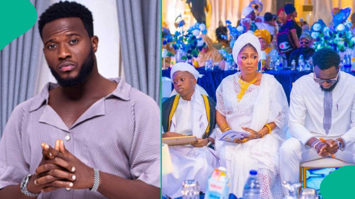 Actor Mustapha Sholagbade appreciates his baby mama and her husband for ...