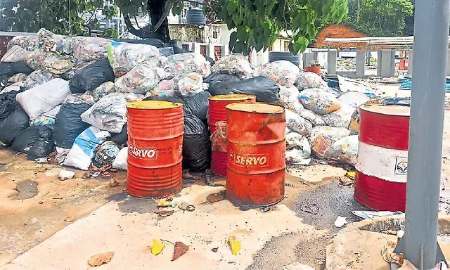 Garbage piles up around Subrahmanya railway station, raising health ...