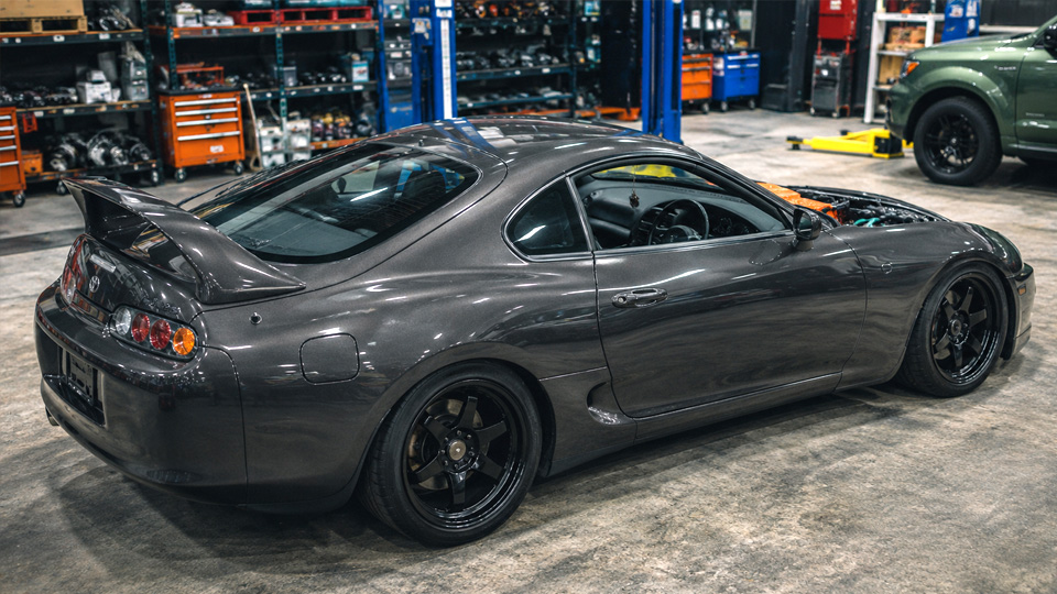 A Dodge powered Supra comes alive