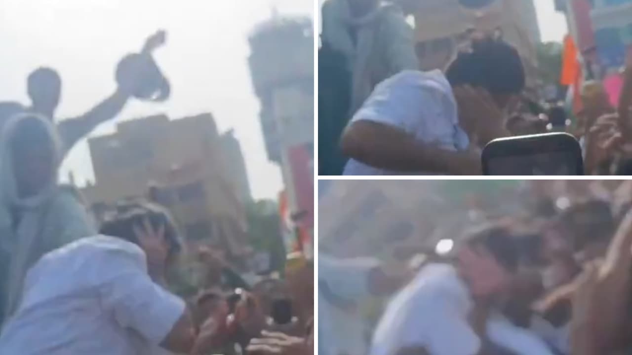 CJP founder Abhijeet Dipke slapped during protest rally in Jaipur ...