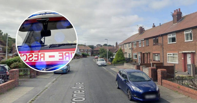 Emergency response as Blackpool fire crews treat casualty at house fire ...