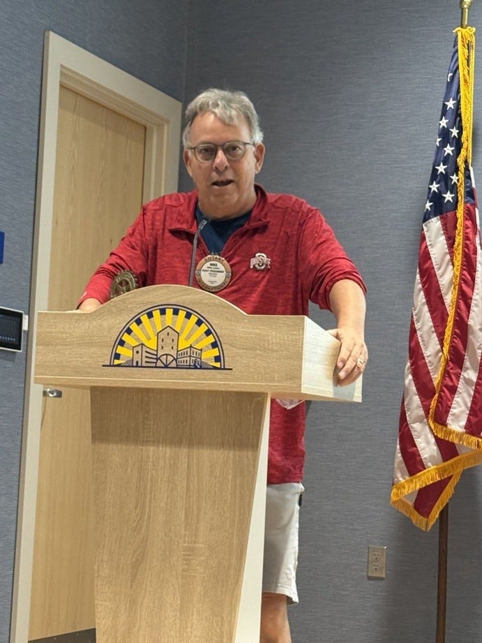Lancaster Rotary recognizes Mike Lieber with top award