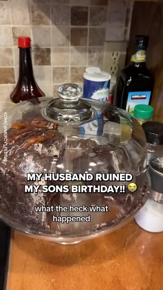 Husband ruined my sons birthday!