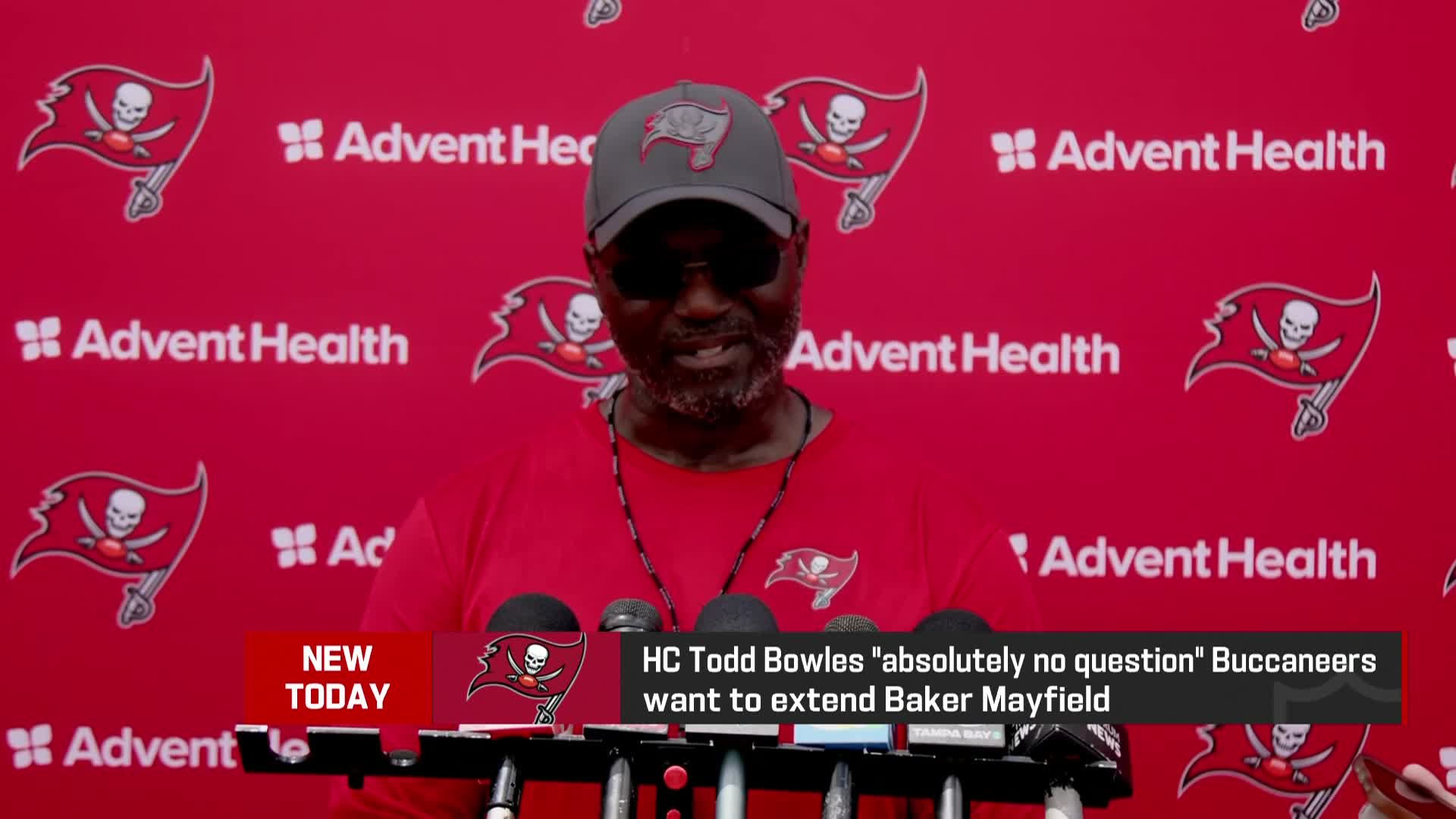 Todd Bowles answers questions about availability of Baker Mayfield ...