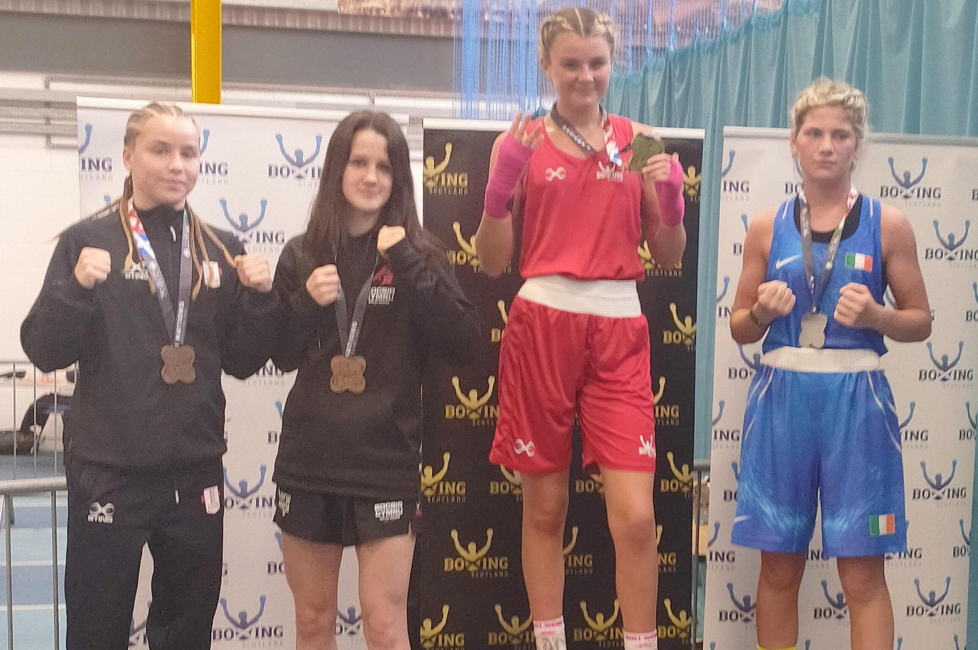 Fourth British boxing title for Hawick’s Rosie Swailes