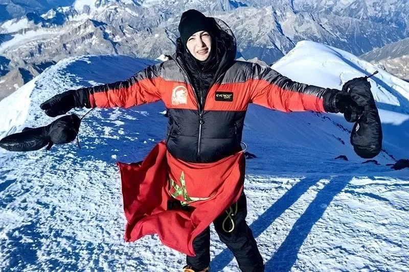 Hind Zemmama première femme marocaine et africaine à atteindre le mont ...