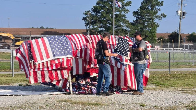 American Legion Post 265 holds annual flag retirement ceremony in ...