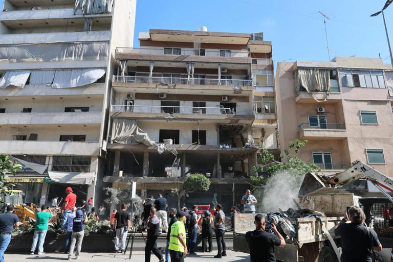 Israel strikes Beirut, accuses Hezbollah of cease-fire violation