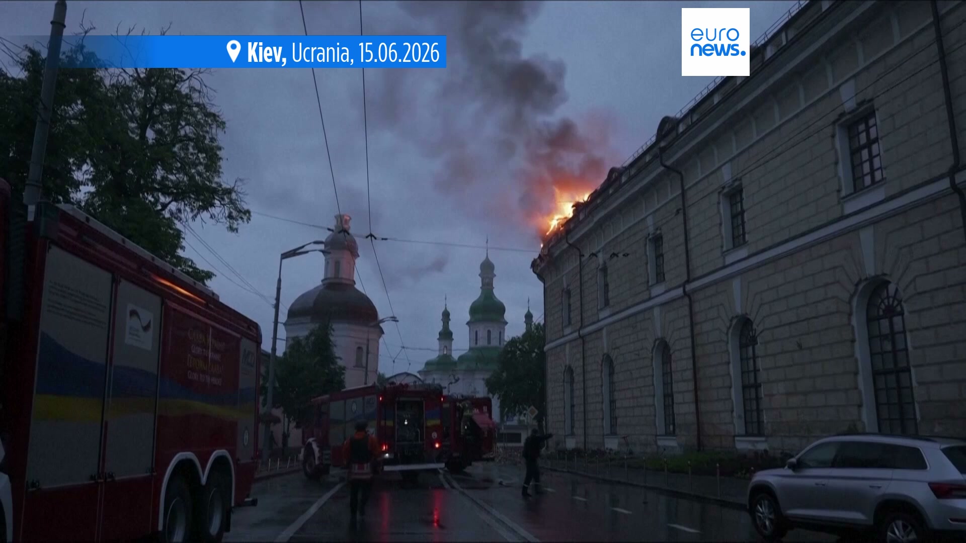 Arde la catedral de Kiev: Rusia lanza nuevos ataques contra Ucrania y ...