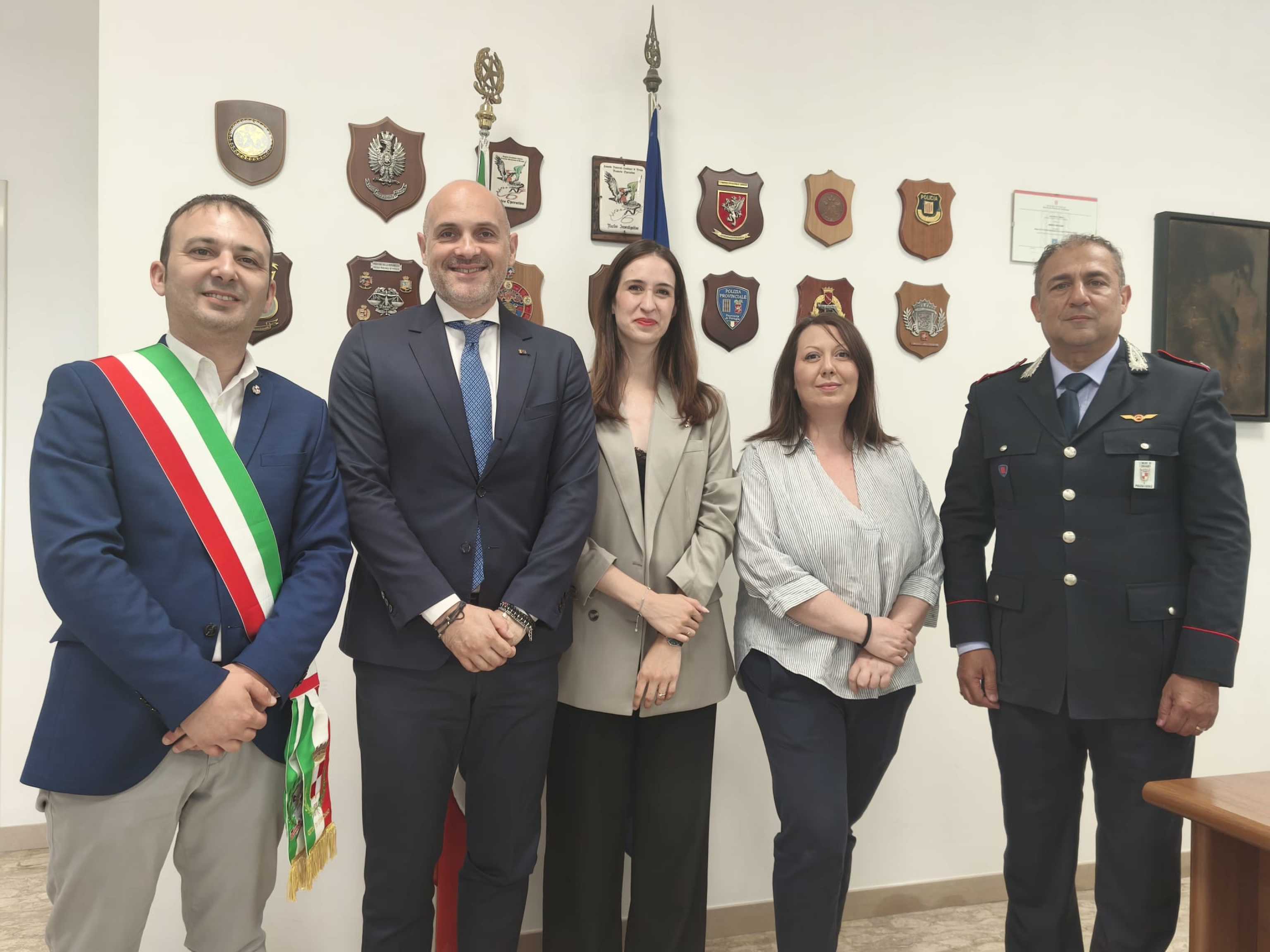 Sicurezza, visita istituzionale del sottosegretario Prisco a Corciano