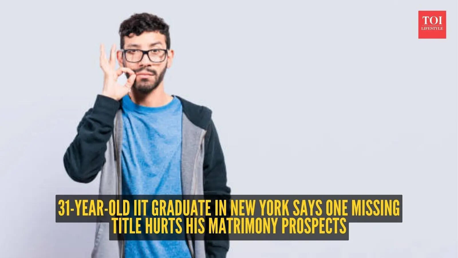 IIT degree with NYU masters and New York job! Yet this 31-year-old ...