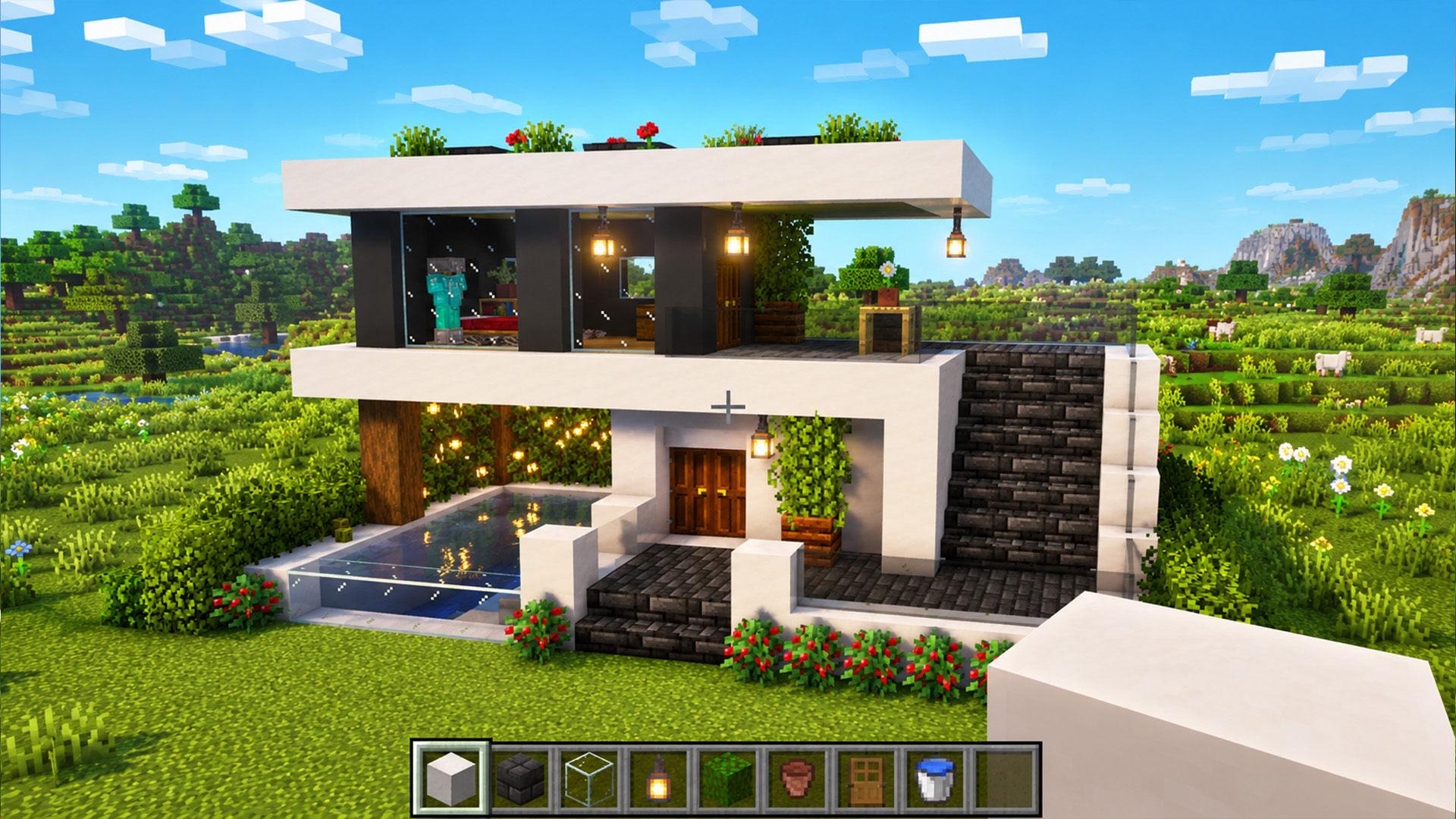 I found a modern Minecraft house worth rebuilding today