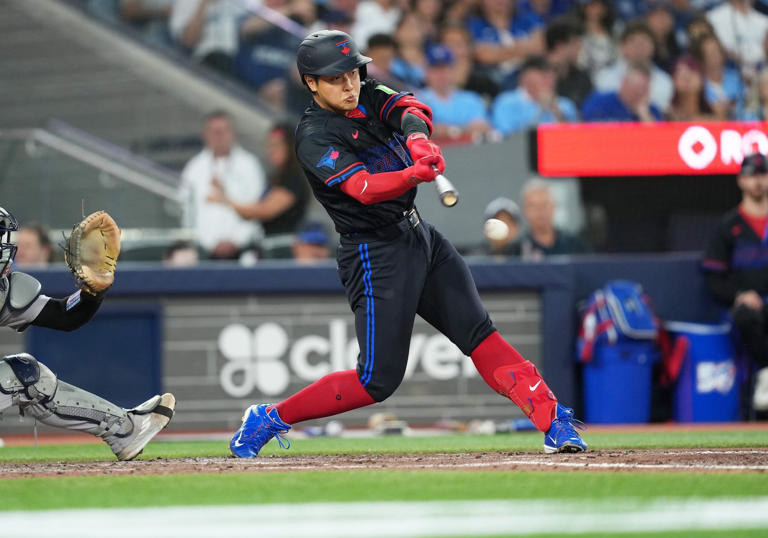 Kazuma Okamoto the latest Blue Jay to join the 500 Level home run club