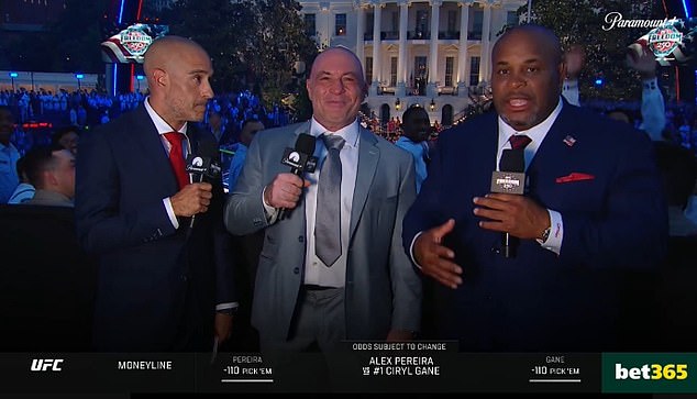 Joe Rogan brutally mocked for fashion faux pas during White House UFC event