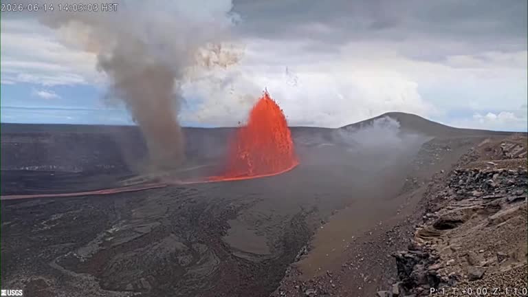 Naturspektakel auf Hawaii: Kilauea spuckt erneut Lava