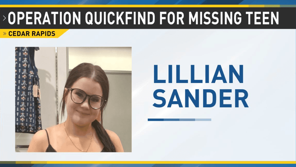 Operation Quickfind: 16-year-old Lillian Sander missing