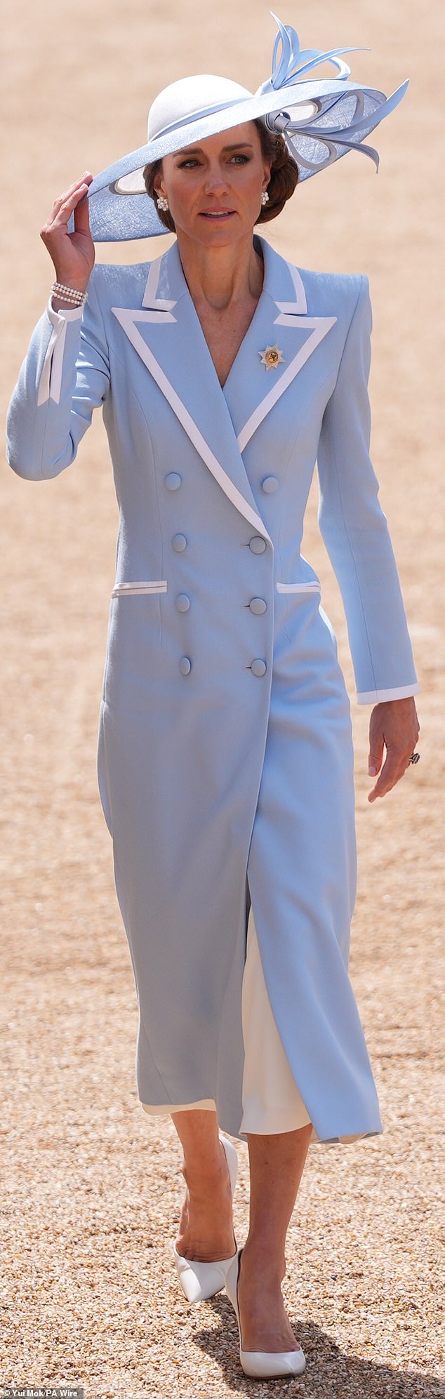 Kate channels Diana at Trooping the Colour with near-identical outfit ...