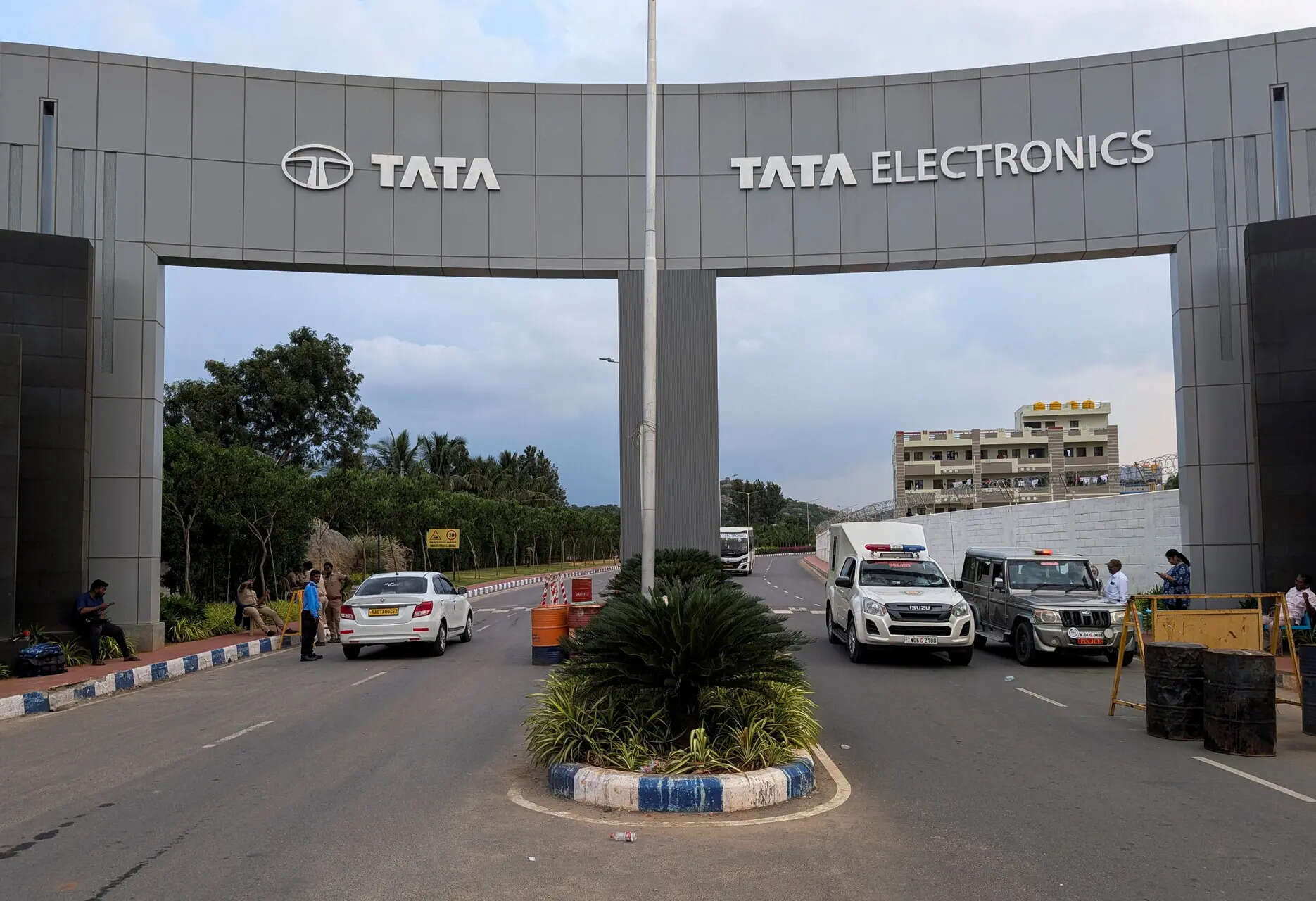 Indian officials survey farms around Tata iPhone parts plant after ...