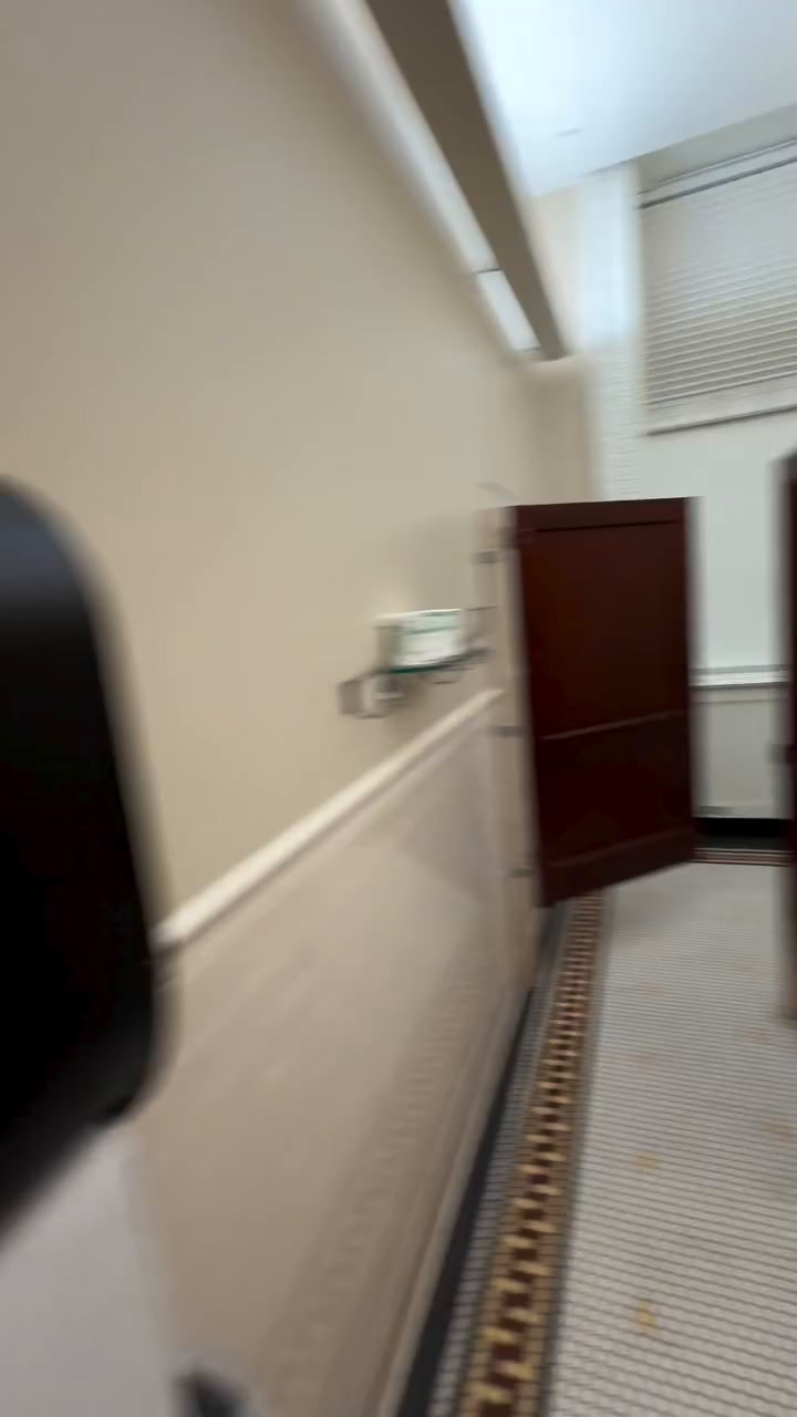 UFC fighter shares White House bathroom video during Trump birthday event