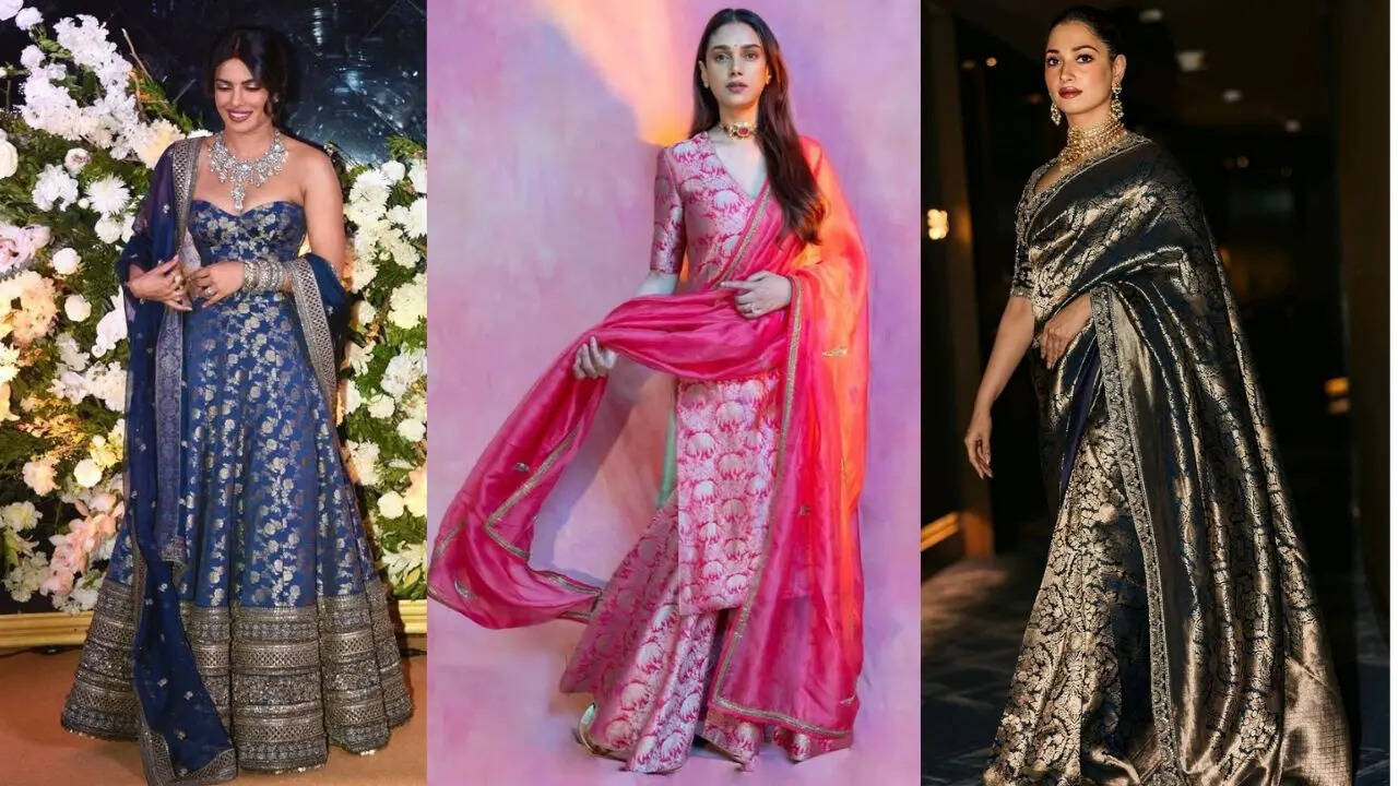 How to wear a brocade piece without looking wedding-ready?