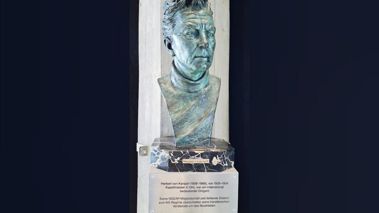 Büste im Theater Ulm: „Fehlende Distanz zum NS-Regime“ – Karajan erhält ...