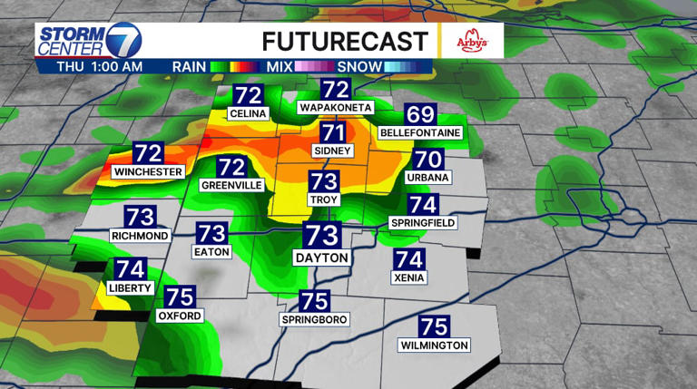 Strong to severe storms possible mid-week
