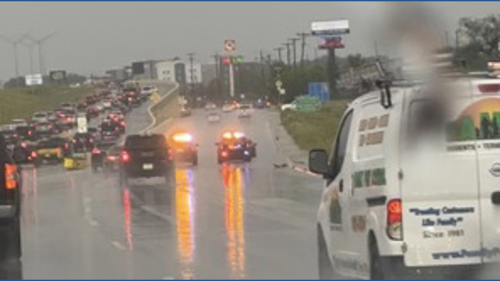 Flooding and stalled vehicle