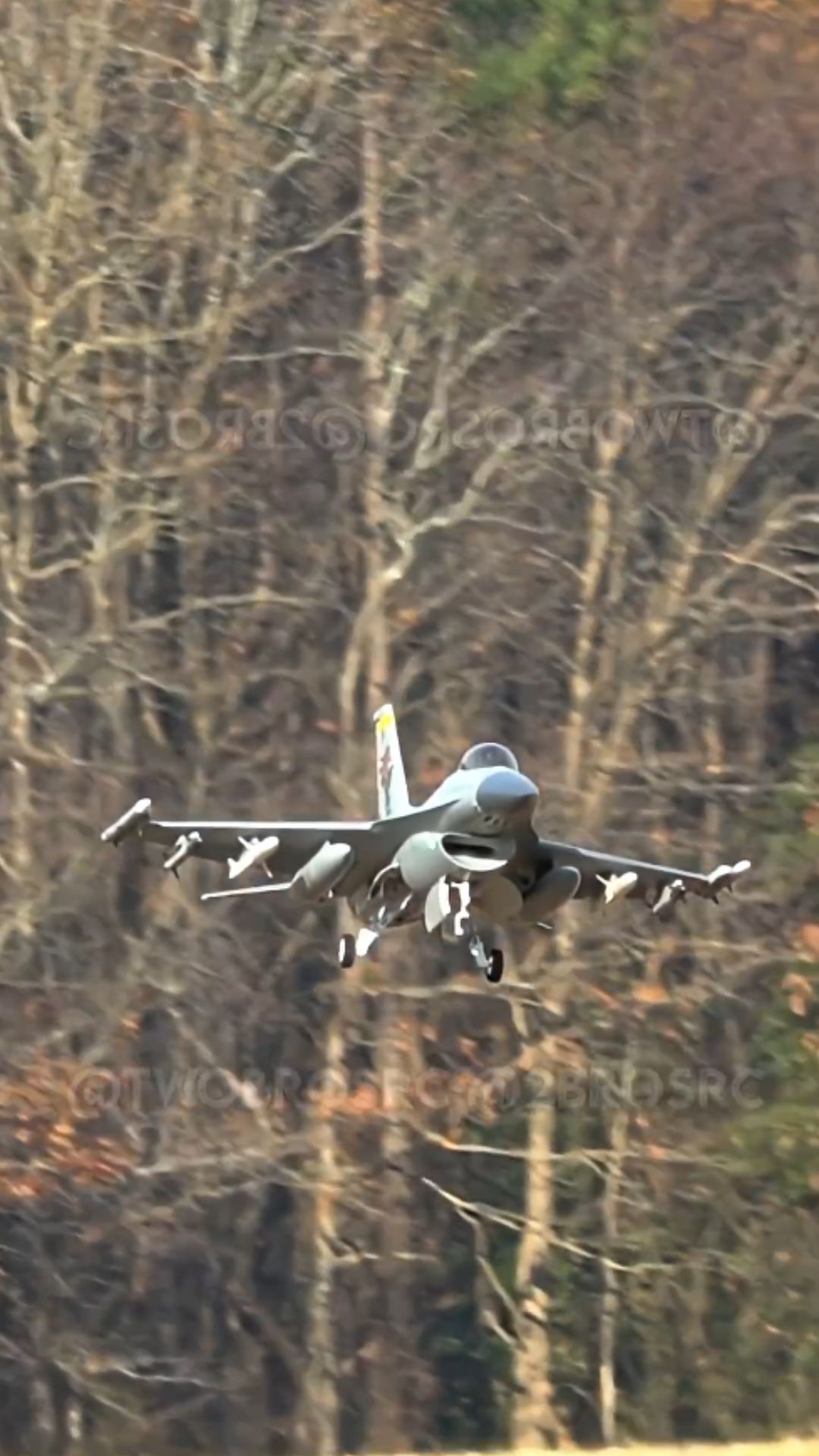 How the F-16C Viper performs touch and go RC landings