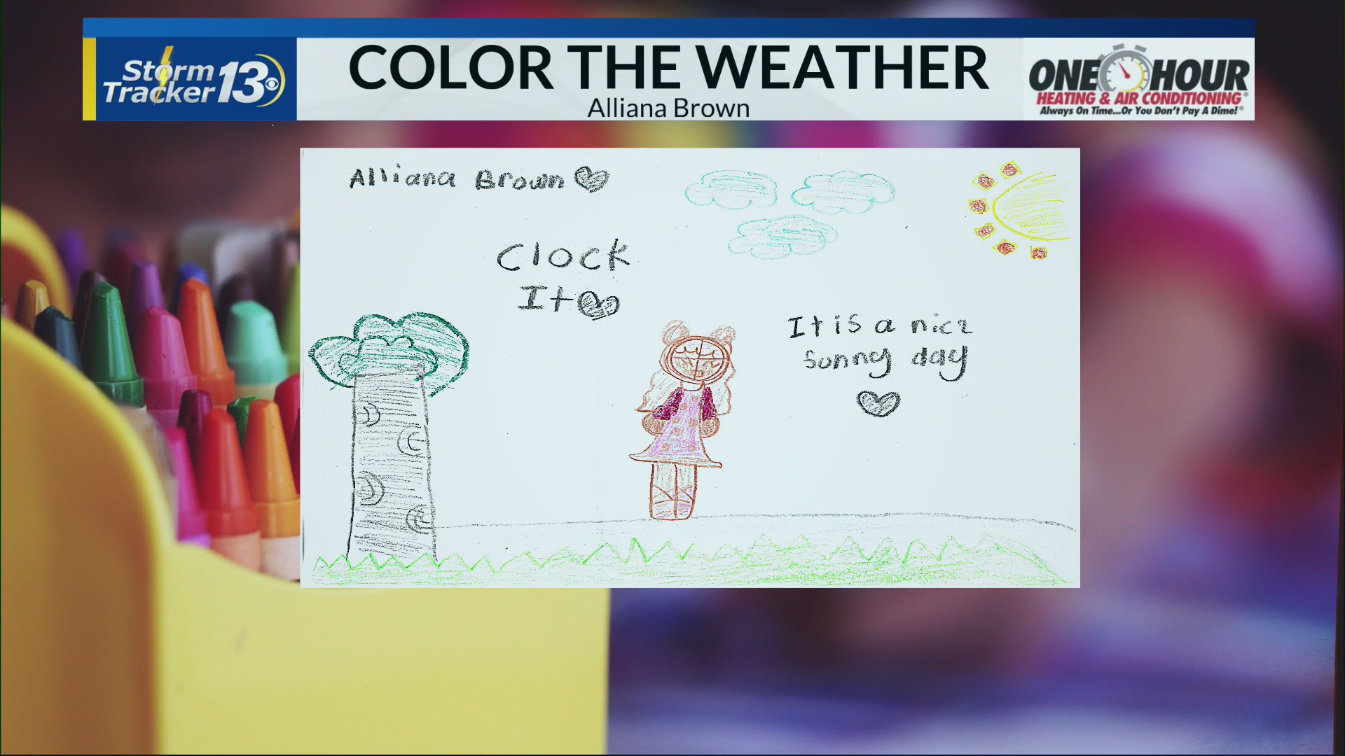 Color the weather: Alliana Brown