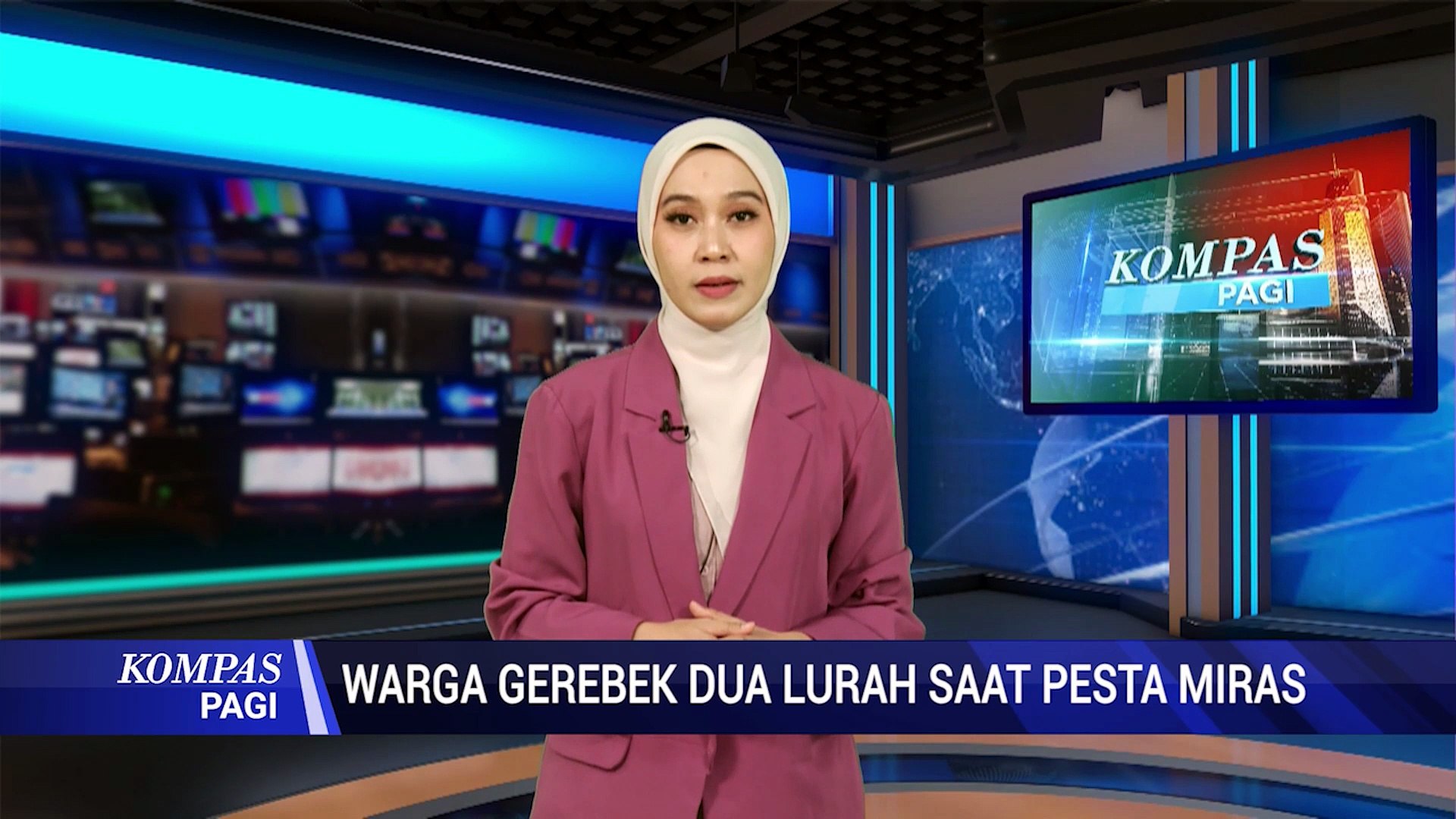 Dua oknum lurah digerebek saat pesta miras