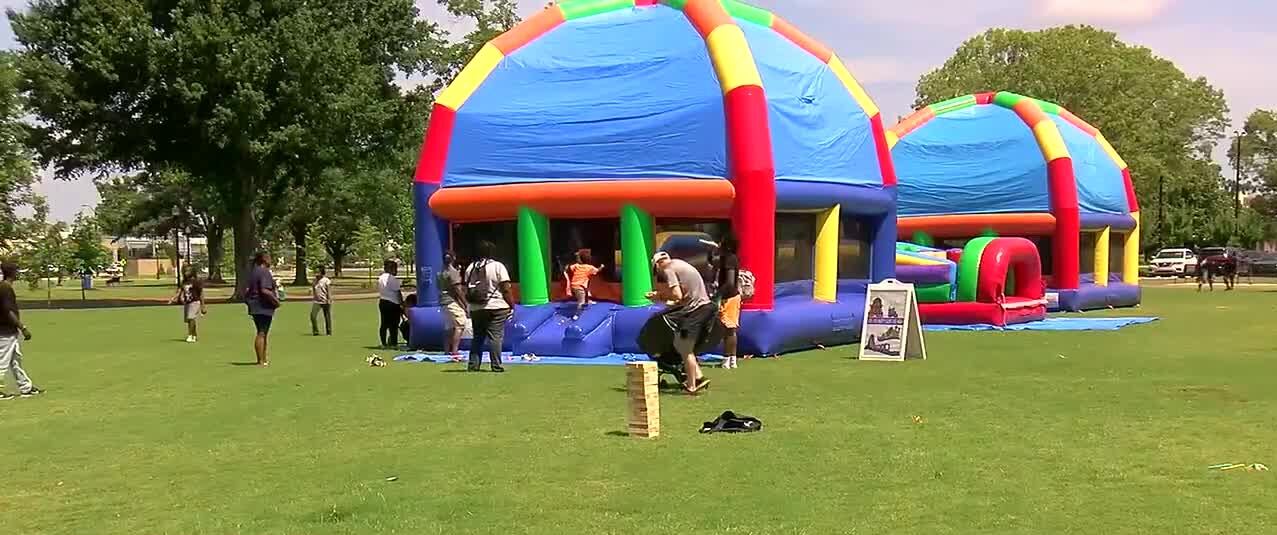 Tuscaloosa celebrates fathers early with annual park event