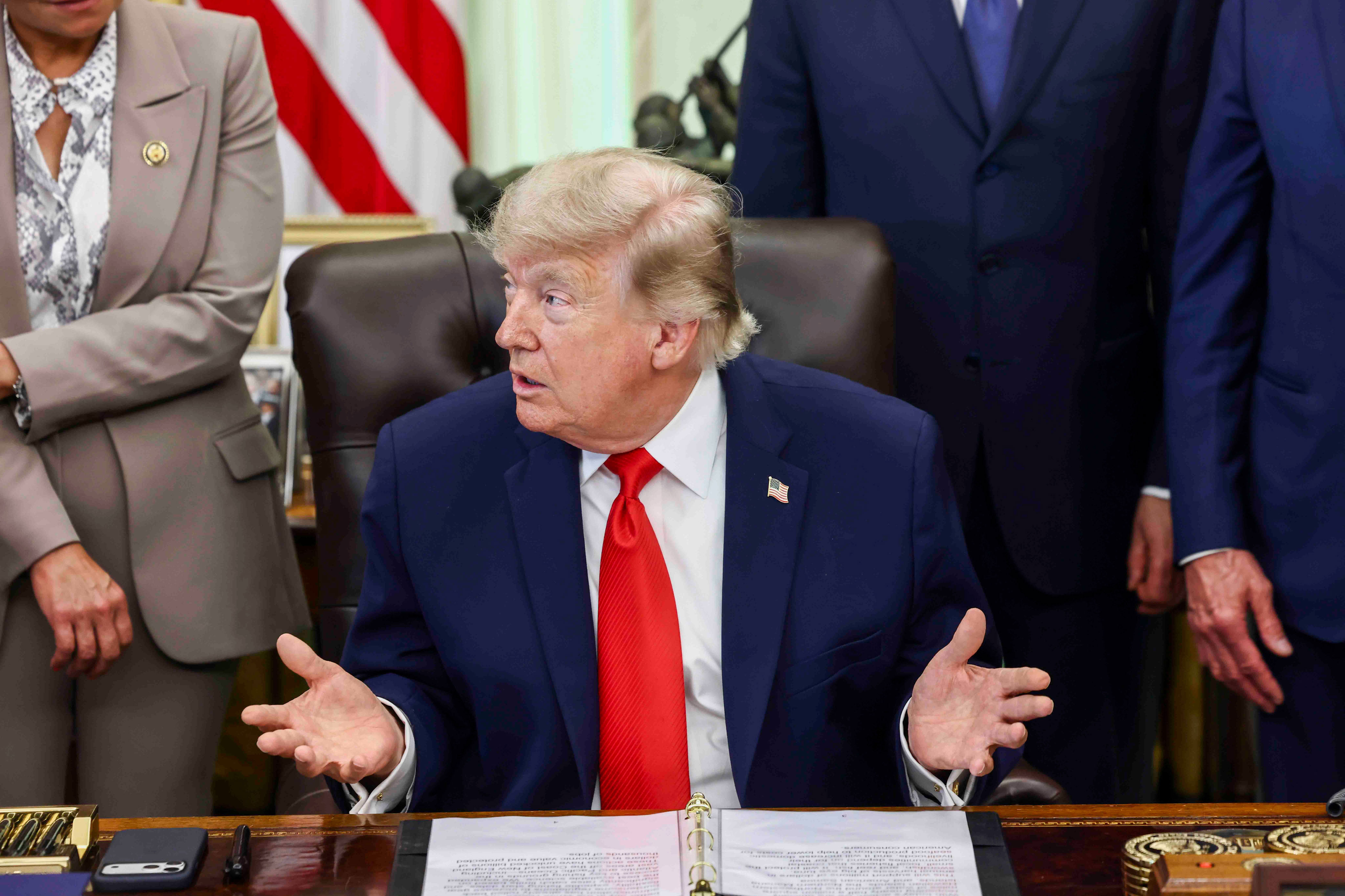 Trump arrives at G7 summit to face alienated European leaders