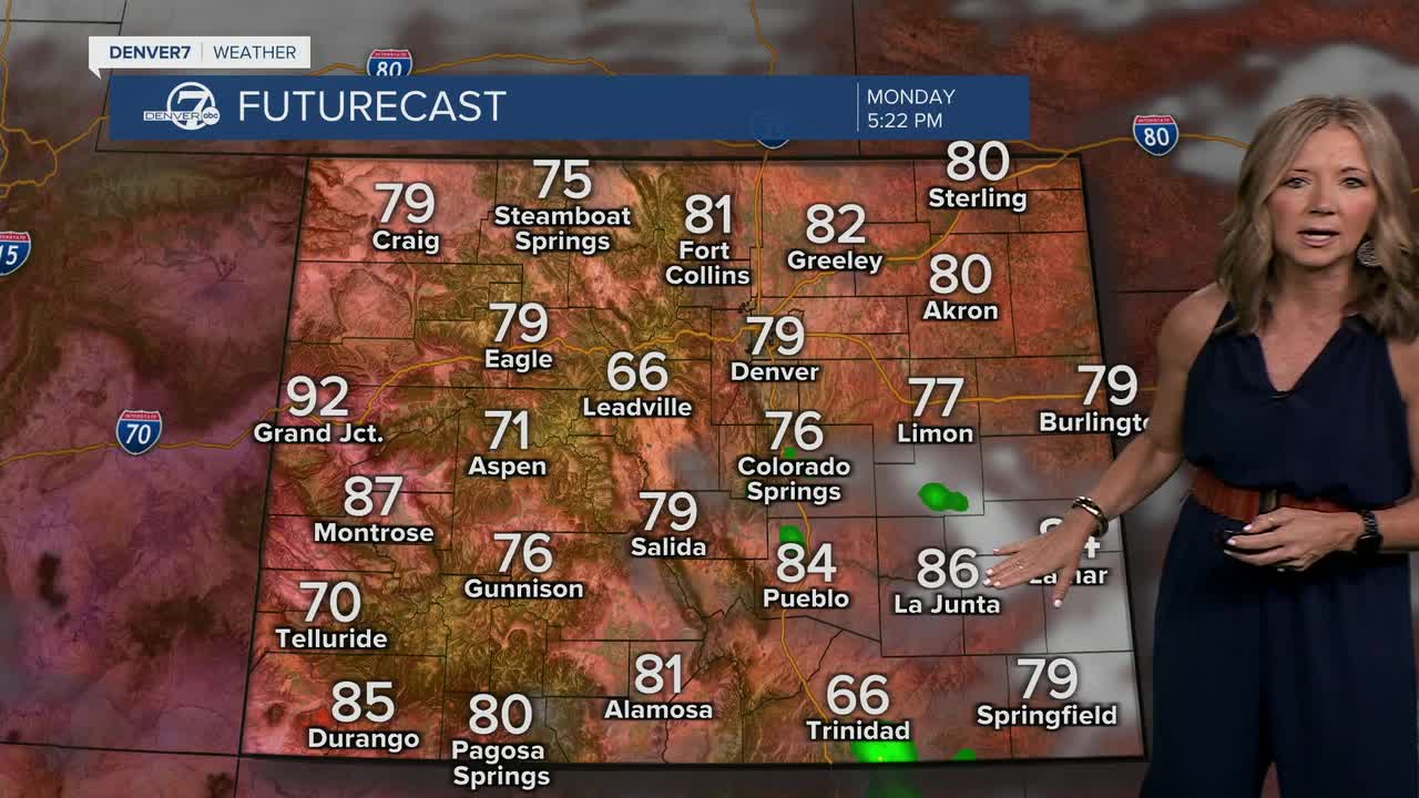 A gorgeous and seasonal start to the week for the Denver metro area